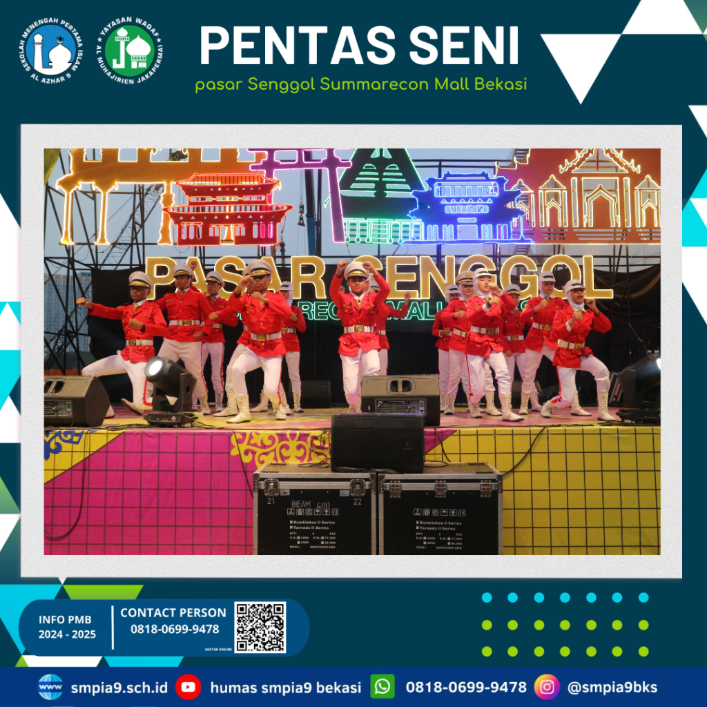 Pentas Seni di Pasar Senggol – Al Azhar 9 Islamic Junior High School